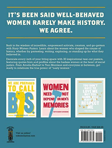 Nasty Women Posters: 30 Broadsides with Wise Words from Women Who Changed the World