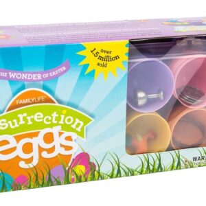 FAMILYLIFE Resurrection Eggs – 12 Piece Easter Eggs Set with Booklet and Religious Figurines Inside – Tells The Story of Easter – Easter Eggs with Toys Inside – Eggs for Easter Egg Hunts