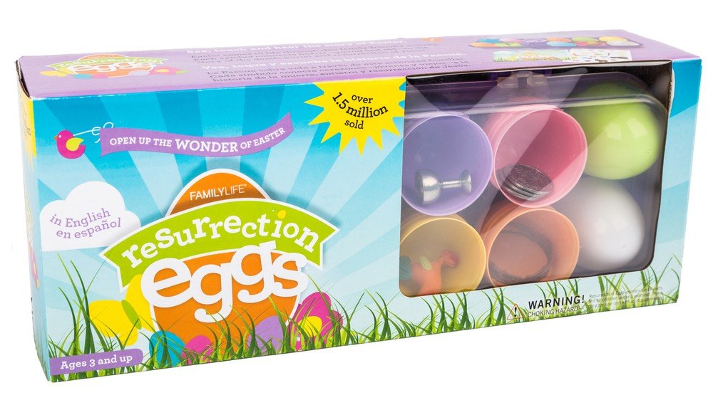 FAMILYLIFE Resurrection Eggs – 12 Piece Easter Eggs Set with Booklet and Religious Figurines Inside – Tells The Story of Easter – Easter Eggs with Toys Inside – Eggs for Easter Egg Hunts