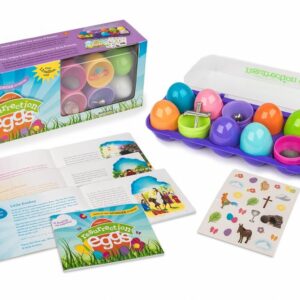 FAMILYLIFE Resurrection Eggs – 12 Piece Easter Eggs Set with Booklet and Religious Figurines Inside – Tells The Story of Easter – Easter Eggs with Toys Inside – Eggs for Easter Egg Hunts