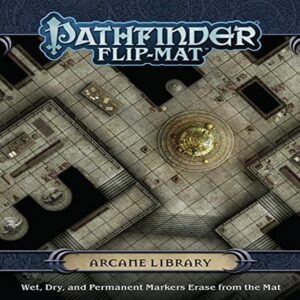 pathfinder flip-mat: arcane library