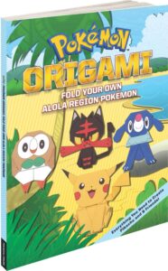 pokémon origami: fold your own alola region pokémon