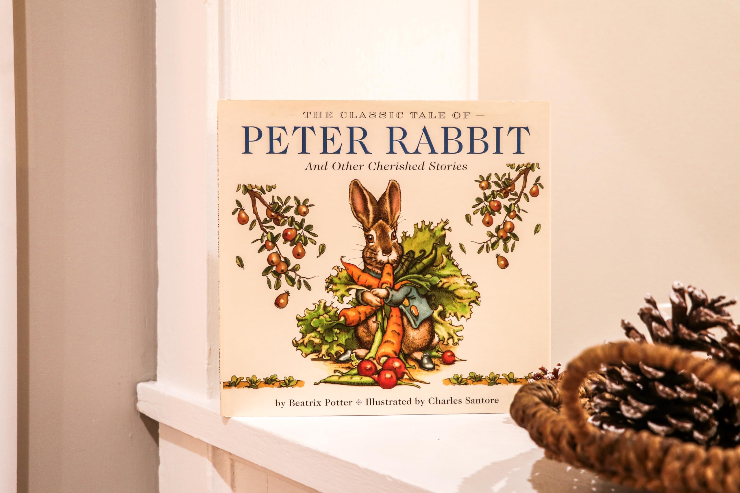 The Classic Tale of Peter Rabbit Hardcover: The Classic Edition by acclaimed Illustrator, Charles Santore (Perfect Gift For Easter, Baby Showers, or ... (Charles Santore Children's Classics)