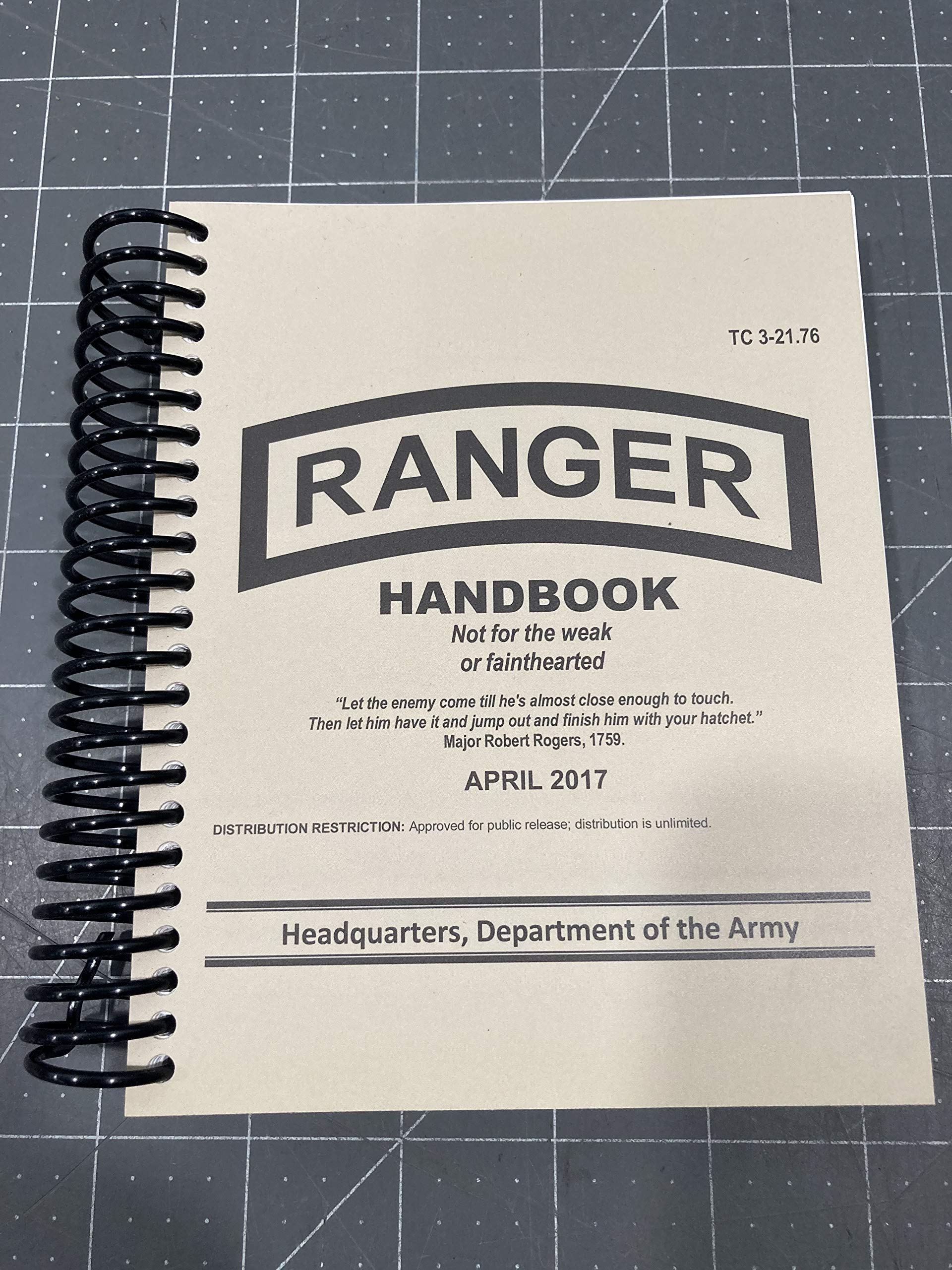 Waterproof Ranger Handbook: Training Circular TC 3-21.76 (Side Spiral Field Pocket Size)