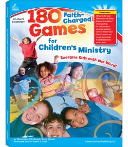 carson dellosa 180 faith-charged games for children’s ministry, grades k - 5 resource book