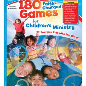 Carson Dellosa 180 Faith-Charged Games for Children’s Ministry, Grades K - 5 Resource Book