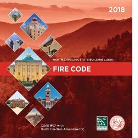 north carolina state building code: fire prevention code 2018