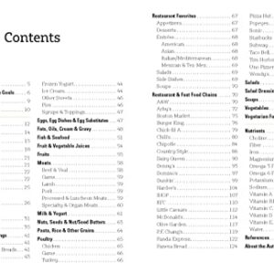 The Food Counter’s Pocket Companion, Fifth Edition: Calories, Carbohydrates, Protein, Fats, Fiber, Sugar, Sodium, Iron, Calcium, Potassium, and Vitamin D―with 30 Restaurant Chains