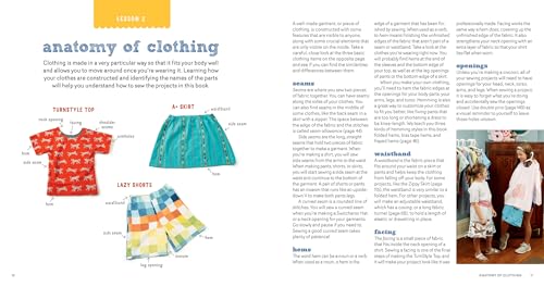 Sewing School ® Fashion Design: Make Your Own Wardrobe with Mix-and-Match Projects Including Tops, Skirts & Shorts