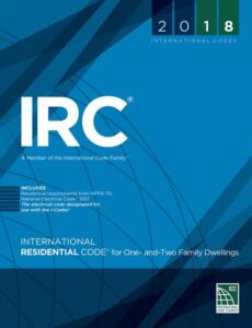 2018 international residential code for one and two-family dwellings, loose-leaf version