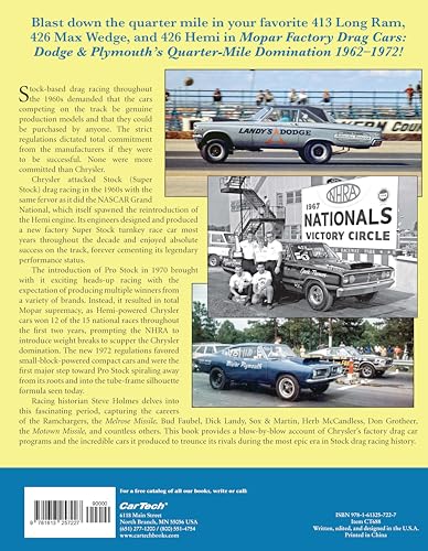 Mopar Factory Drag Cars: Dodge & Plymouth's Quarter-Mile Domination 1962-1972