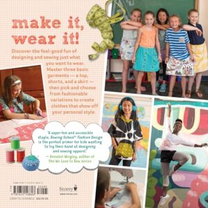 Sewing School ® Fashion Design: Make Your Own Wardrobe with Mix-and-Match Projects Including Tops, Skirts & Shorts