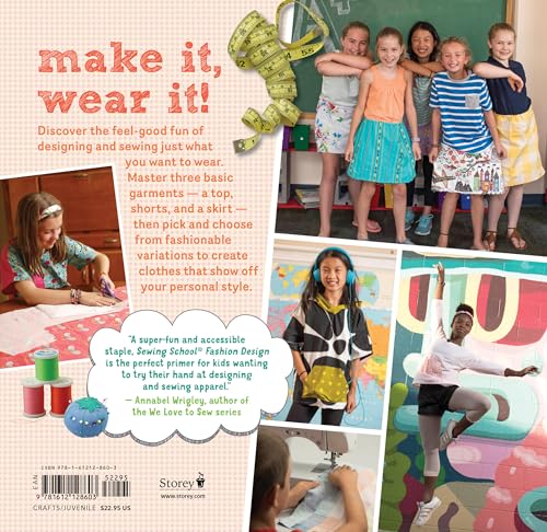 Sewing School ® Fashion Design: Make Your Own Wardrobe with Mix-and-Match Projects Including Tops, Skirts & Shorts