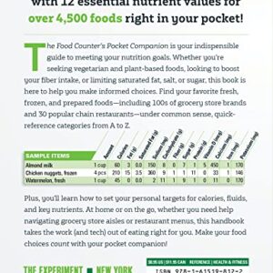 The Food Counter’s Pocket Companion, Fifth Edition: Calories, Carbohydrates, Protein, Fats, Fiber, Sugar, Sodium, Iron, Calcium, Potassium, and Vitamin D―with 30 Restaurant Chains