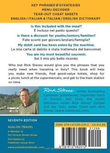 Rick Steves' Italian Phrase Book & Dictionary