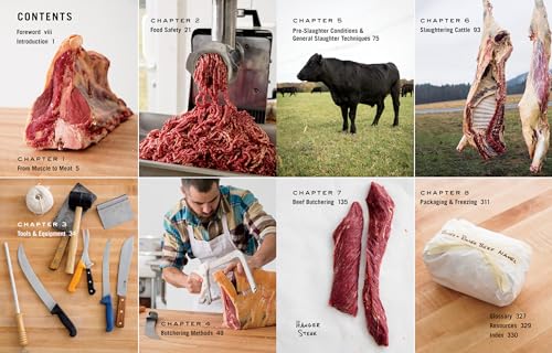 Butchering Beef: The Comprehensive Photographic Guide to Humane Slaughtering and Butchering