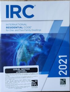 2021 international residential code (international code council series)