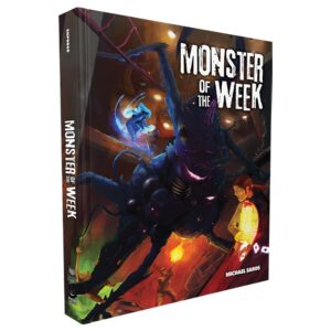 evil hat productions, llc monster of the week: hardcover edition - rpg book for 3-5 people, supernatural mysteries, adds 2 new playbooks, start hunting, action horror roleplaying game