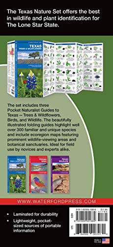 Texas Nature Set: Field Guides to Wildlife, Birds, Trees & Wildflowers of Texas (Nature Observation North America)