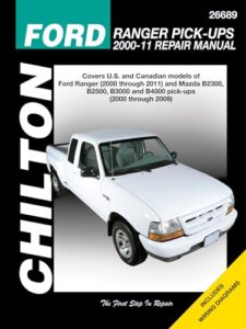 chilton total car care ford ranger pick-ups 2000-2011 & mazda b-series pick-ups 2000-2009 (chilton's total car care repair manuals)