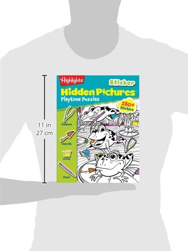 Playtime Sticker Puzzles (Highlights™ Sticker Hidden Pictures®)