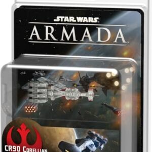 Star Wars: Armada CR90 Corellian Corvette EXPANSION PACK - Rebel Fleet Versatility! Tabletop Miniatures Strategy Game for Kids & Adults, Ages 14+, 2 Players, 2 Hour Playtime, Made by Atomic Mass Games