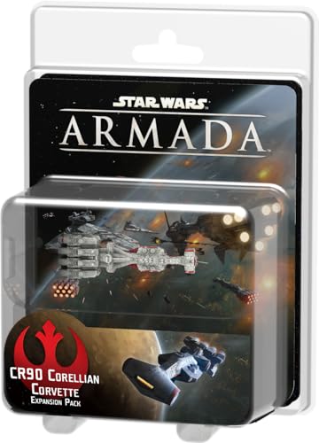 Star Wars: Armada CR90 Corellian Corvette EXPANSION PACK - Rebel Fleet Versatility! Tabletop Miniatures Strategy Game for Kids & Adults, Ages 14+, 2 Players, 2 Hour Playtime, Made by Atomic Mass Games