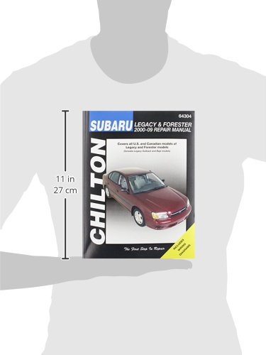 Chilton Total Car Care Subaru Legacy 2000-2009 & Forester 2000-2008 Repair Manual