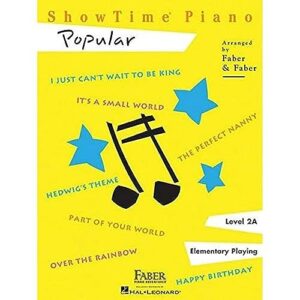 showtime piano popular - level 2a