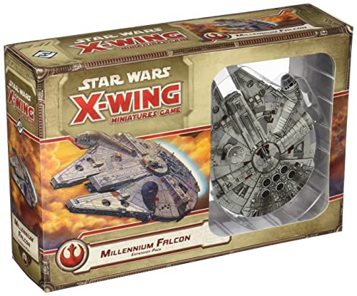 Star Wars X-Wing 1st Edition Miniatures Game Millenium Falcon EXPANSION | Strategy Game for Adults and Teens | Ages 14+ | 2 Players | Average Playtime 45 Minutes | Made by Atomic Mass Games