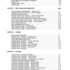 Architectural Sheet Metal Manual