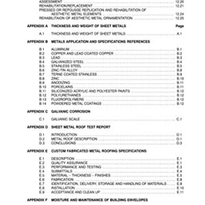 Architectural Sheet Metal Manual