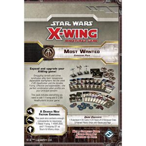 Star Wars X-Wing 1st Edition Miniatures Game Most Wanted EXPANSION PACK | Strategy Game for Adults and Teens | Ages 14+ | 2 Players | Average Playtime 45 Minutes | Made by Atomic Mass Games