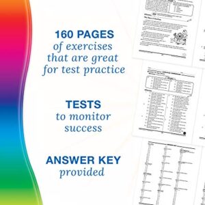 Spectrum 5th Grade Test Practice Workbooks All Subjects, Ages 10 to 11, 5th Grade Test Practice, Language Arts, Reading Comprehension, Vocabulary, Writing and Math Reproducible Book - 160 Pages