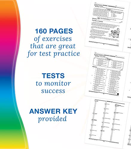 Spectrum 5th Grade Test Practice Workbooks All Subjects, Ages 10 to 11, 5th Grade Test Practice, Language Arts, Reading Comprehension, Vocabulary, Writing and Math Reproducible Book - 160 Pages