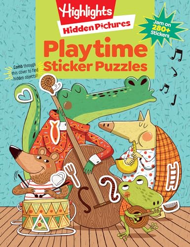 Playtime Sticker Puzzles (Highlights™ Sticker Hidden Pictures®)