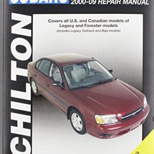 Chilton Total Car Care Subaru Legacy 2000-2009 & Forester 2000-2008 Repair Manual