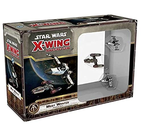 Star Wars X-Wing 1st Edition Miniatures Game Most Wanted EXPANSION PACK | Strategy Game for Adults and Teens | Ages 14+ | 2 Players | Average Playtime 45 Minutes | Made by Atomic Mass Games