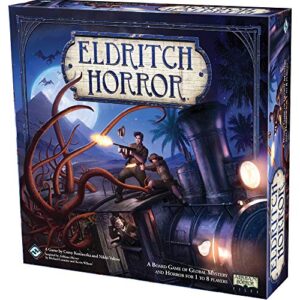 Eldritch Horror Board Game (Base Game) | Mystery, Strategy, Cooperative Board Game for Adults and Family | Ages 14+ | 1-8 Players | Avg. Playtime 2-4 Hours | Made by Fantasy Flight Games