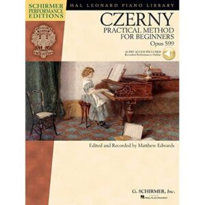 carl czerny - practical method for beginners, op. 599: with online audio of performance tracks (hal leonard piano library)