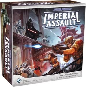 star wars imperial assault core set - epic sci-fi miniatures strategy game of rebel resistance vs. imperial forces, ages 14+, 1-5 players, 1-2 hour playtime, made by fantasy flight games