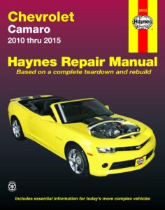 chevrolet camaro (10-15) haynes repair manual (does not include information specific to z28 models. includes thorough vehicle coverage apart from the specific exclusion noted) (haynes automotive)