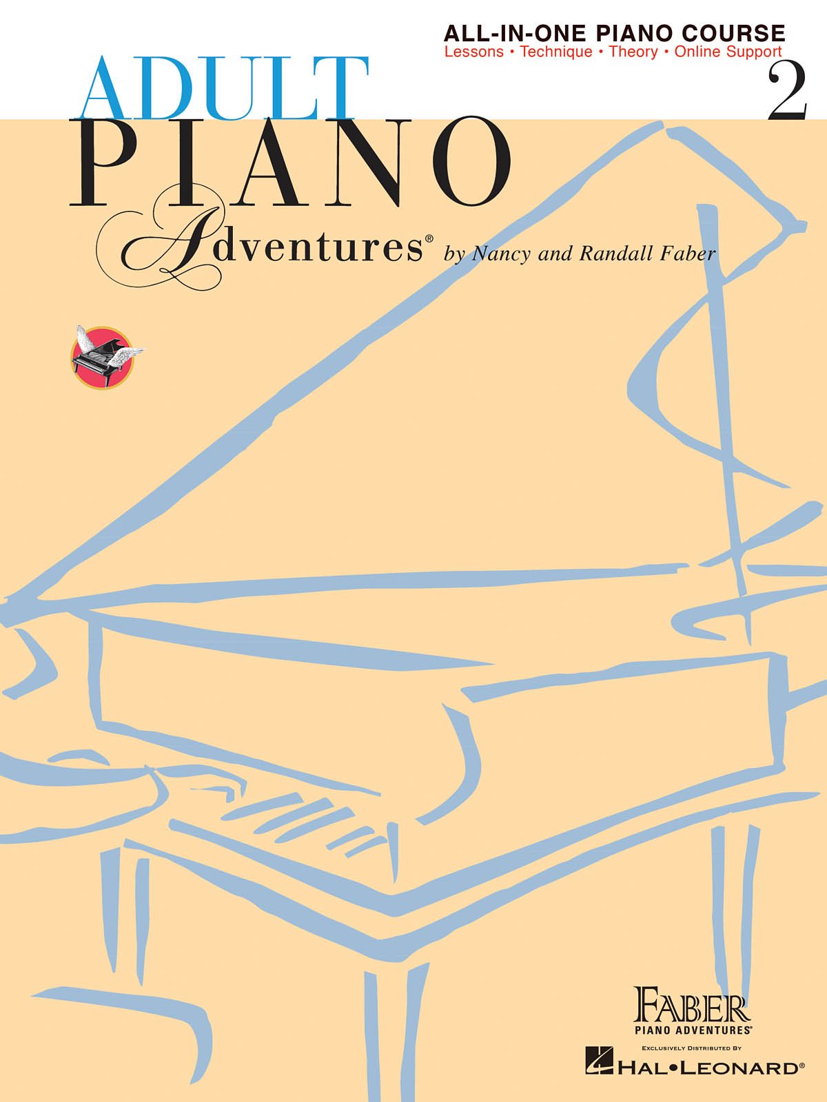 Adult Piano Adventures All-in-One Piano Course Book 2 Book/Online Audio