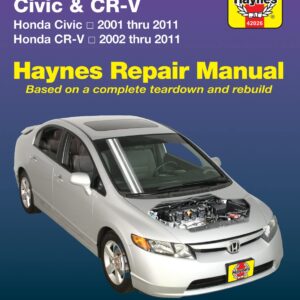 Honda Civic (01-11) & CR-V (02-11) Haynes Repair Manual (USA) (Paperback)