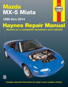 mazda mx-5 miata (90-14) haynes repair manual (usa) (paperback)