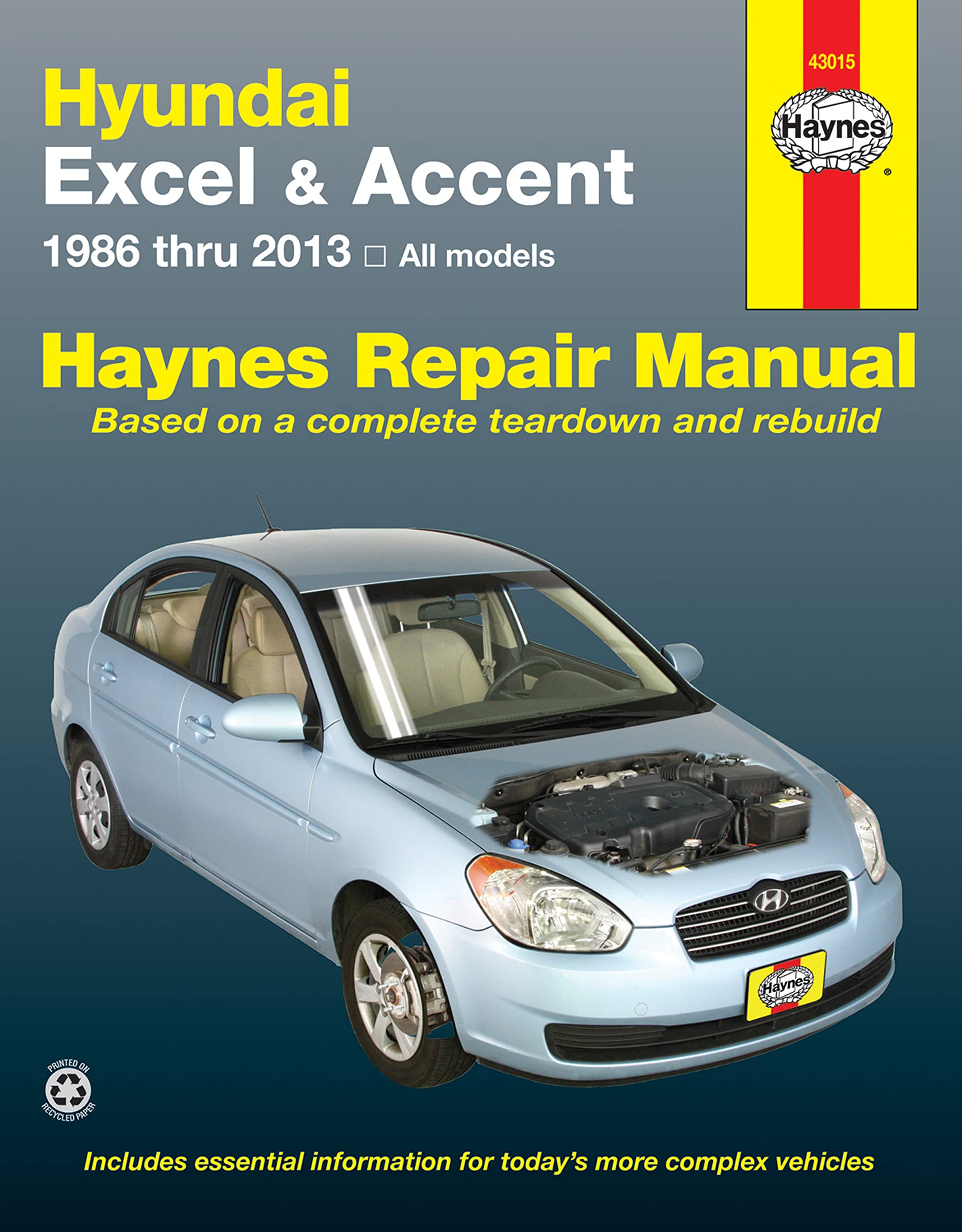 Hyundai Excel & Accent (1986-2013) Haynes Repair Manual (USA) (Paperback)