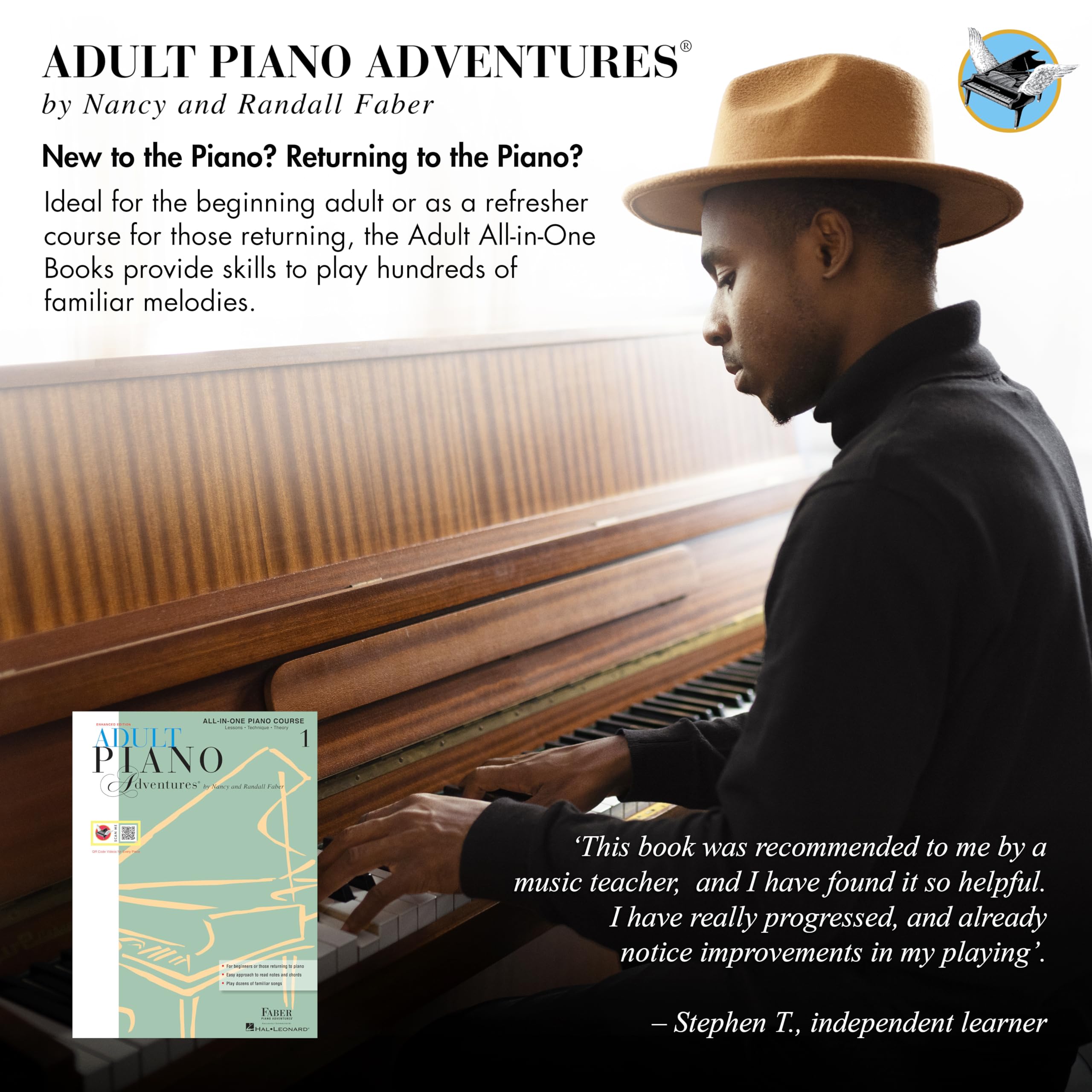 Adult Piano Adventures All-in-One Piano Course Book 2 Book/Online Audio