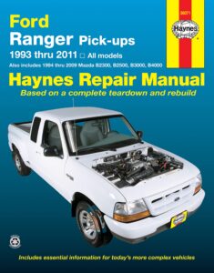 ford ranger pick-ups (93-11) haynes repair manual (usa) (paperback)