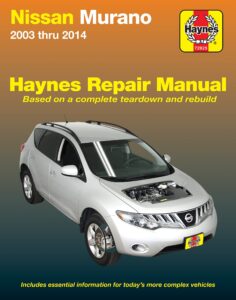 nissan murano (03-14) haynes repair manual (does not include information specific to crosscabriolet models. includes thorough vehicle coverage apart ... specific exclusion noted) (haynes automotive)