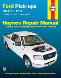 ford petrol pick-ups f-150 2wd & 4wd (04-14) haynes repair manual (paperback)